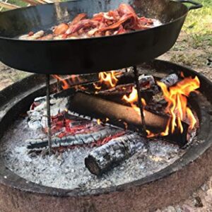 FIRE STUMP. A Specially Designed Stand to Help Create and Maintain The Perfect Tee Pee Style fire. Works Great as a Campfire Cook Stand.