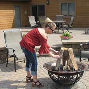 FIRE STUMP. A Specially Designed Stand to Help Create and Maintain The Perfect Tee Pee Style fire. Works Great as a Campfire Cook Stand.