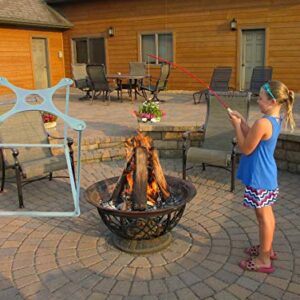 FIRE STUMP. A Specially Designed Stand to Help Create and Maintain The Perfect Tee Pee Style fire. Works Great as a Campfire Cook Stand.