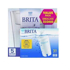 Brita Water Pitcher, 4 Filters