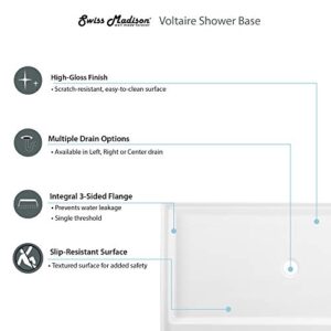 Swiss Madison SM-SB510 Voltaire 48x36 Shower Base