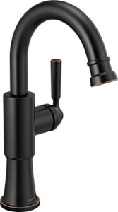 peerless westchester single-handle bar faucet oil rubbed bronze, bar sink faucet, prep sink faucet, oil rubbed bronze p1823lf-ob