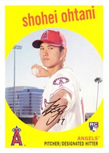 2018 topps archives baseball #50 shohei ohtani rookie card