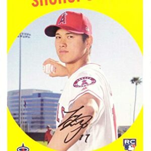 2018 Topps Archives Baseball #50 Shohei Ohtani Rookie Card