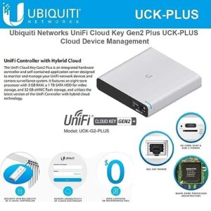 Ubiquiti UniFi Cloud Key Gen2 Plus (UCK-G2-PLUS), Single,dual band