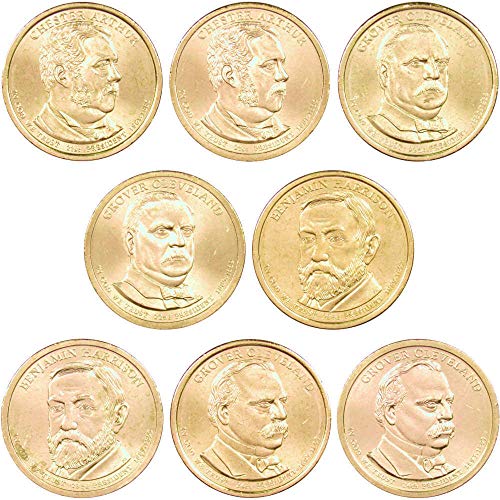 2012 P&D Presidential Dollar 8 Coin Set BU Uncirculated Mint State $1