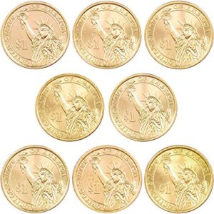 2015 P&D Presidential Dollar 8 Coin Set BU Uncirculated Mint State $1