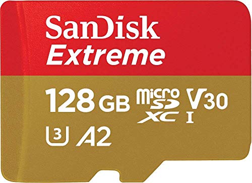 SanDisk 128GB Memory Card Extreme Works with Gopro Hero 7 Black, Silver, Hero7 White UHS-1 U3 A2 Micro SDXC Bundle with Everything But Stromboli 3.0 Micro/SD Card Reader