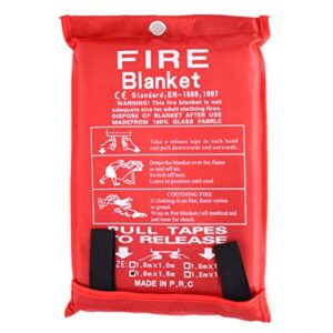 parcil distribution large fire extinguisher blanket. chemical free, no mess, easy to store, fire extinguisher.