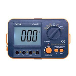 vici digital insulation resistance tester meter vc60b+