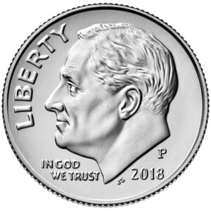 2018 p roosevelt dime dime uncirculated us mint