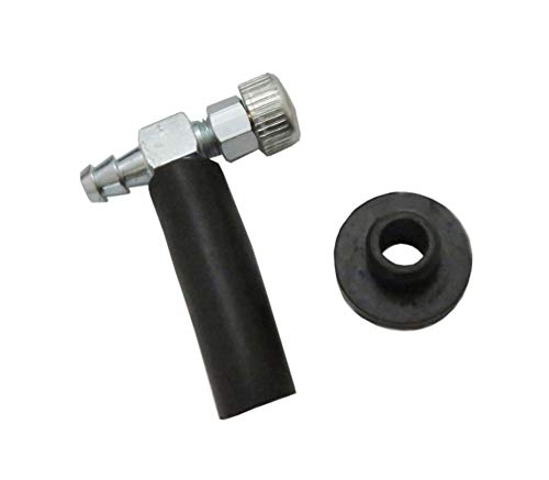 JEM&JULES 33/64" Fuel Gas Tank Shut-Off Valve & Grommet Bushing for 3000 5000 6250 Watts Craftsman Coleman Powermate Maxa Honda GX240 Generator Snapper Snowblower Snow Thrower