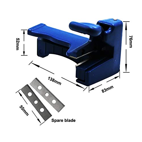 Woodworking Edge Trimmer, High Carbon Steel Blades Edge Banding Machine Trimming Device Woodworker Manual End Cutter For Wood, Plastic, PVC, Plywood