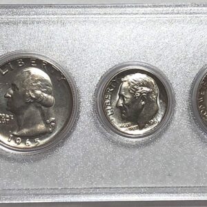 1965 p US Silver Special Mint set Hard Holder John F. Kennedy Proof