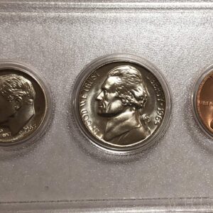 1965 p US Silver Special Mint set Hard Holder John F. Kennedy Proof