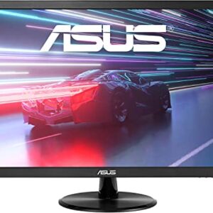 ASUS 21.5" Computer Gaming Monitor - Full HD 1920x1080, Adaptive-Sync/FreeSync, 1ms Response Time, 75Hz Refresh Rate, HDMI - VP228QG,Black