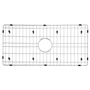 kingston brass gourmetier gkfawr3318 arcticstone 29'x14' kitchen sink grid, stainless steel