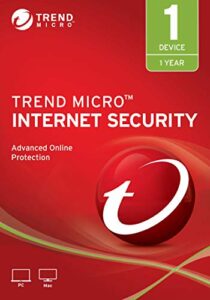 trend micro internet security, 1 user [key code]