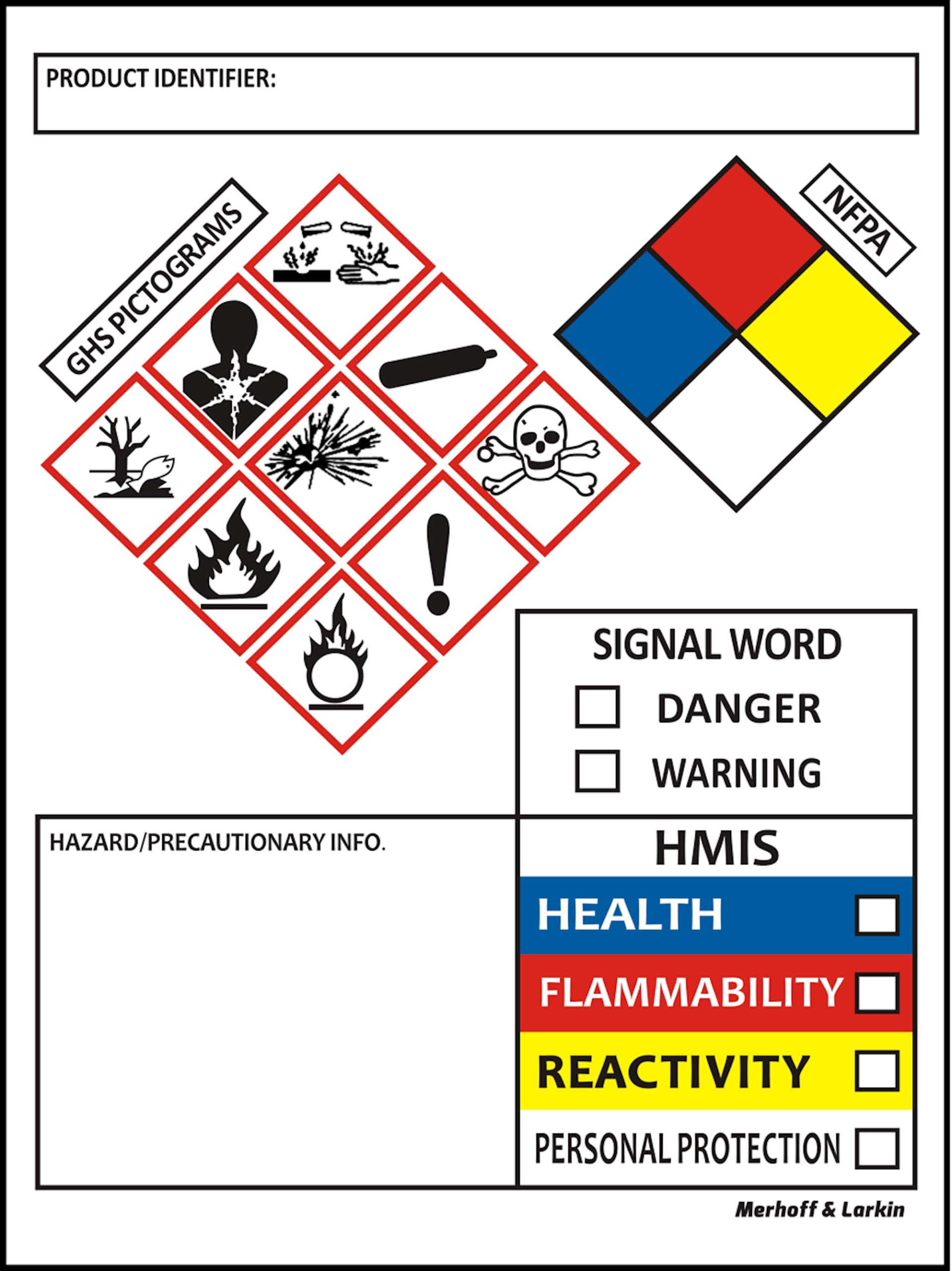 SDS OSHA Data Labels for Chemical Safety 4 x 3 Inches | Roll of 250 MSDS Stickers with GHS Pictograms & Perforated Edges for Easy Separating | HMIS & Hazard Compliant | Secondary Containers