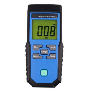 emf elf magnetic field meter electromagnetic detector micro-tesla/milli-gauss 30hz ~ 300hz frequency gauss tester