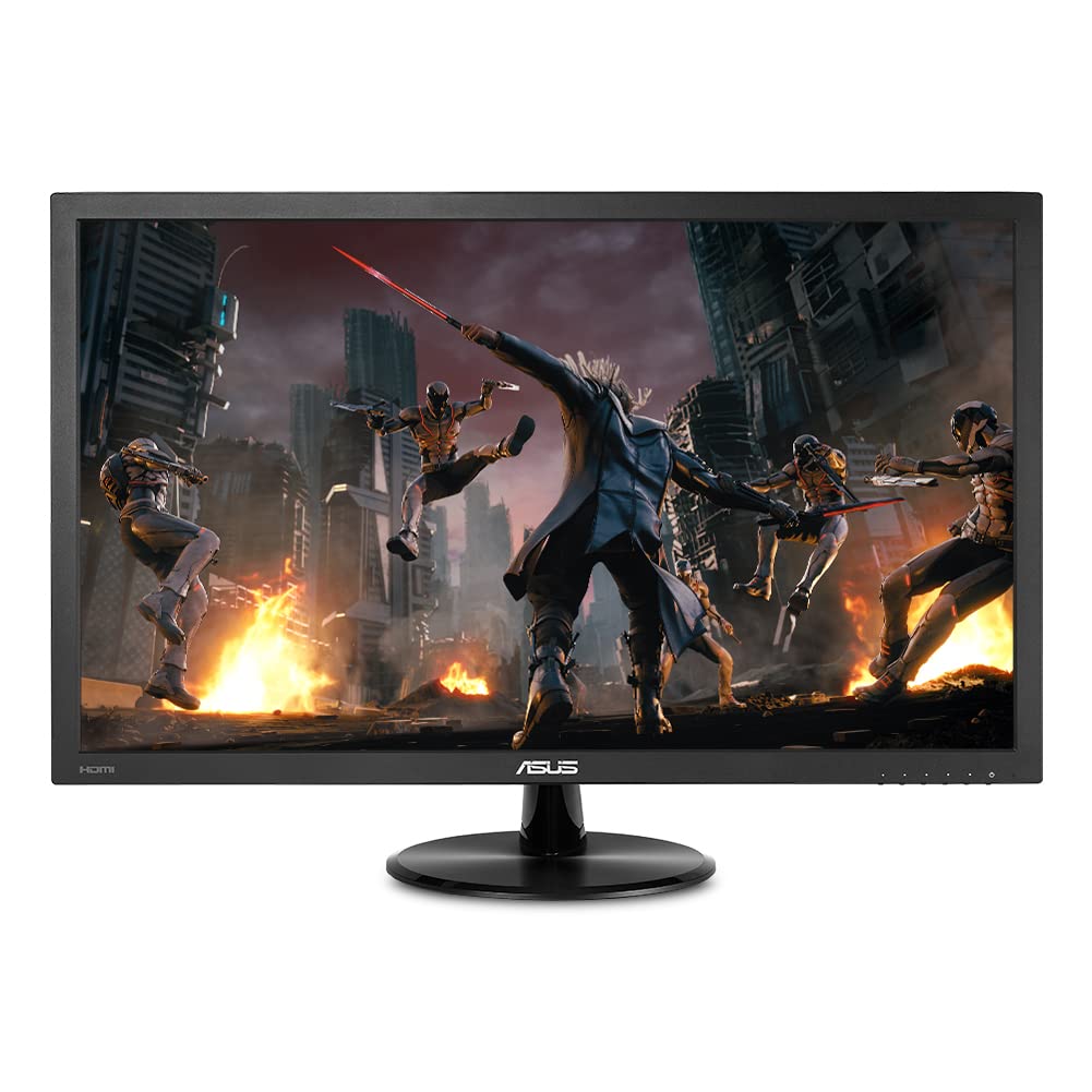 ASUS 21.5 inch Ultra Slim Gaming Computer Monitor - Full HD 1920x1080, 1ms Response Time, Built-in Speakers, HDMI Port, VGA Port - VP228HE