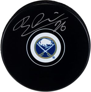 rasmus dahlin buffalo sabres autographed hockey puck - autographed nhl pucks