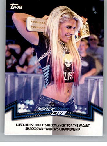 2018 Topps WWE Women's Division Evolution Memorable Matches and Moments Wrestling #SDL-4 Alexa Bliss Defeats Becky Lynch