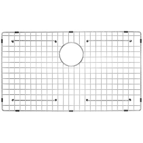 Serene Valley Sink Protector and Kitchen Sink Bottom Grid NDG3321, 304 Premium Stainless Steel, dim 29 11/16" x 15 11/16"