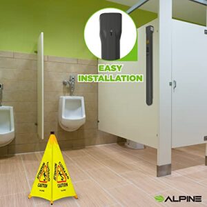 Alpine Pop-Up Wet Floor Sign - Portable Three Sided Caution Cone - Slip & Fall Accident Prevention - for Commercial & Office Use (20 inches)