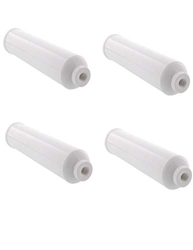 4 PACK compatible 10" X 2" GAC Inline Filter/RO Post Filter - 1/4" T33