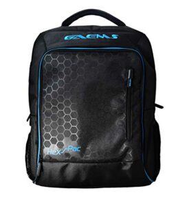 gaems hex pac backpack -compatible with playstation 4, pro, playstation 4 slim, xbox one, s, xbox one x, nintendo switch, ps3, xbox 360, laptops, and other electronic items - playstation 4