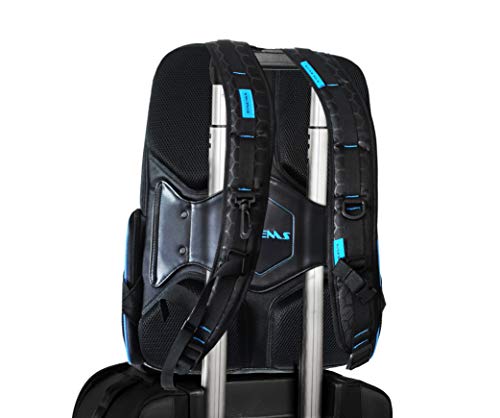 GAEMS Hex Pac Backpack -Compatible with PlayStation 4, Pro, PlayStation 4 Slim, Xbox One, S, Xbox One X, Nintendo Switch, PS3, Xbox 360, Laptops, and Other Electronic Items - PlayStation 4