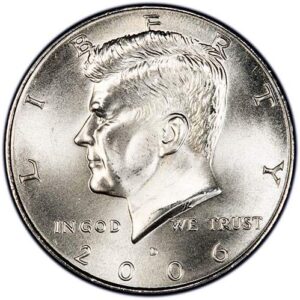 2006 d satin finish kennedy half dollar choice uncirculated us mint