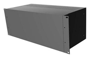 hammond rm4u1908vbk 19" case, 4u, aluminium, rack mount, 177.04 mm, 482.61 mm, 203.2 mm