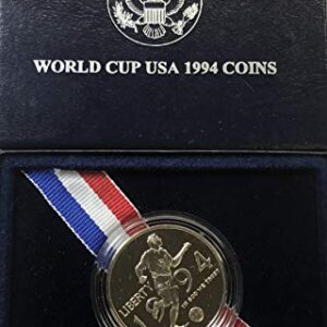 1994 P World Cup Soccer Comes in US Mint Box Half Dollar Proof US Mint