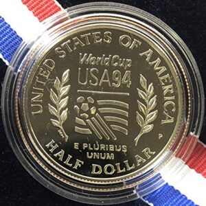 1994 P World Cup Soccer Comes in US Mint Box Half Dollar Proof US Mint