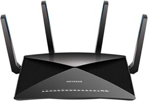 netgear nighthawk x10 ad7200 802.11ac/ad quad-stream wifi router, 1.7ghz quad-core processor, plex media server, compatible with amazon alexa (r9000) (renewed)