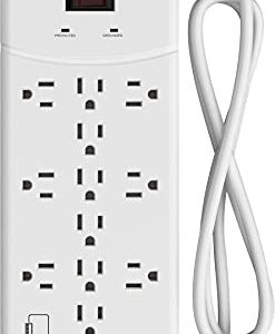 ONE Power PSS122 12 Outlet/2 USB Surge Protection Strip by ONE Power