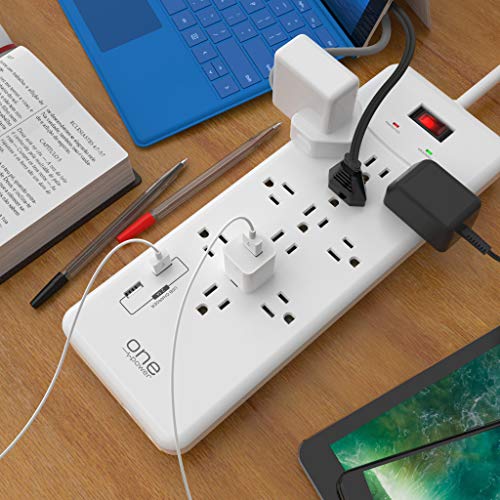 ONE Power PSS122 12 Outlet/2 USB Surge Protection Strip by ONE Power