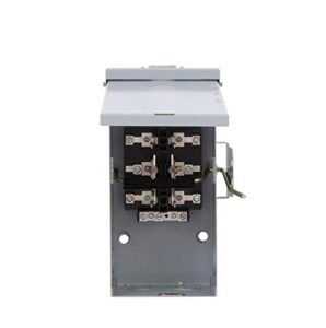 tc10323r 100 amp single phase 240 volt outdoor nema 3r generator emergency manual transfer switch on off on