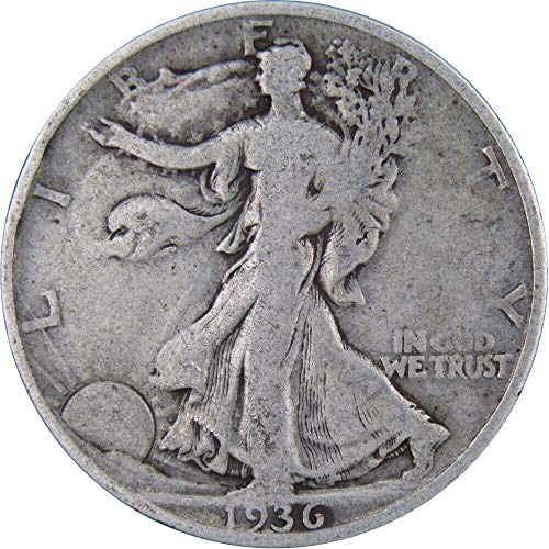 1936 S Liberty Walking Half Dollar AG About Good 90% Silver 50c US Coin