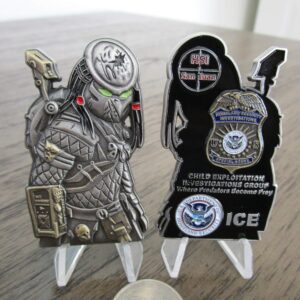 ICE HSI Child Exploitation Investigations Group San Juan Puerto Rico Predator Challenge Coin