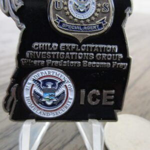 ICE HSI Child Exploitation Investigations Group San Juan Puerto Rico Predator Challenge Coin