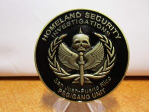 ice hsi investigations san juan puerto rico psg gang unit challenge coin