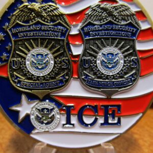 Ice Hsi Investigations San Juan Puerto Rico PSG Gang Unit Challenge Coin