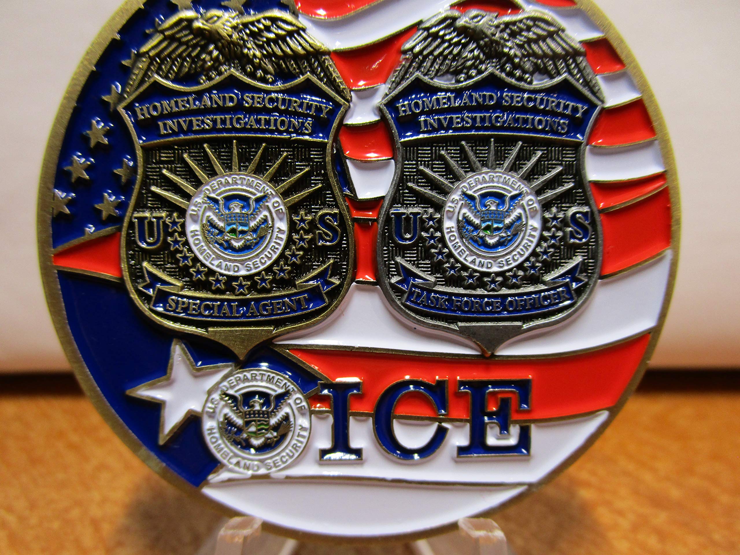 Ice Hsi Investigations San Juan Puerto Rico PSG Gang Unit Challenge Coin