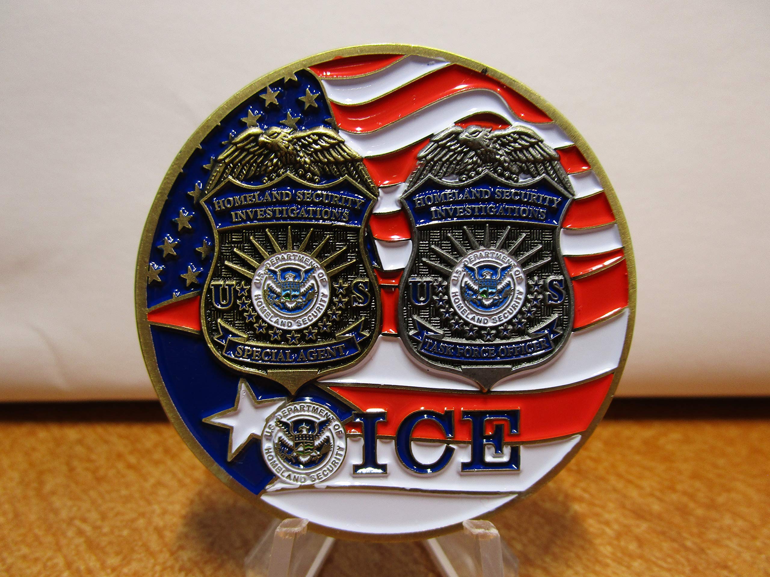 Ice Hsi Investigations San Juan Puerto Rico PSG Gang Unit Challenge Coin