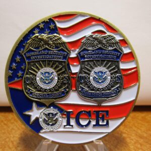 Ice Hsi Investigations San Juan Puerto Rico PSG Gang Unit Challenge Coin