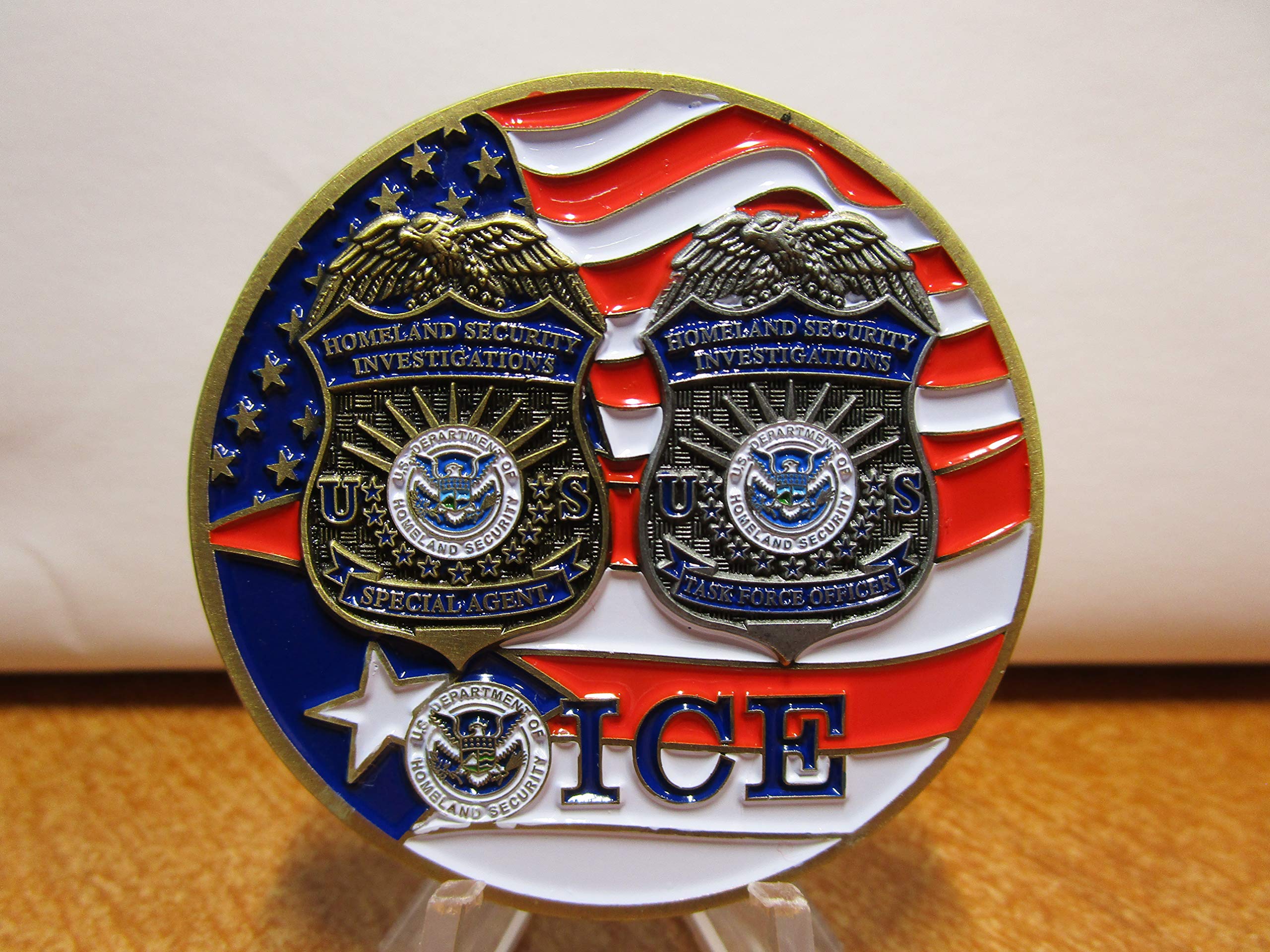 Ice Hsi Investigations San Juan Puerto Rico PSG Gang Unit Challenge Coin