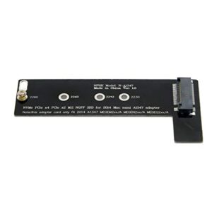 Cablecc M.2 NGFF M-Key NVME SSD Convertor Card for 2014 MacBook Mini A1347 MEGEN2 MEGEM2 MEGEQ2